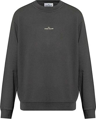 Stone Island Homme, Sweatshirts et sweats &agrave; capuche, Noir, Taille: M Felpa