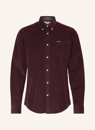 Barbour Cordhemd Ramsey Tailored Fit rot