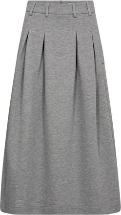 Co'Couture Femme, Jupes, Gris, Taille: 44 FR Midi Skirt