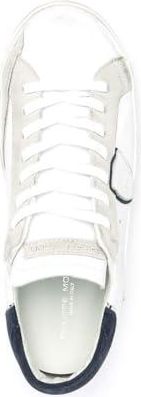 Philippe Model Homme Prsx Basket Blanc - Bleu 41 EU