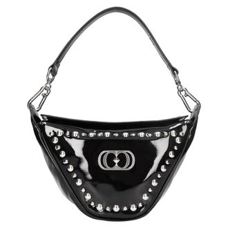 La Carrie Lackleder- und Nieten-Tasche - - Bags - Damen - Schwarzk - ONE SIZE