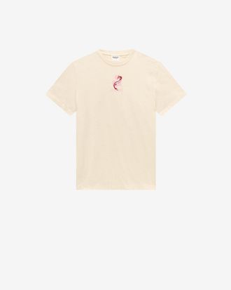 Isabel Marant Tee Shirt Abyo - Femme - Beige - Taillexs - Marant &Eacute;toile