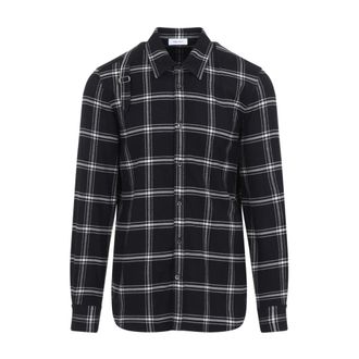 Alexander McQueen Luxuri&ouml;ses Schwarzes Hemd - - Shirts - Herren - Schwarzk - M
