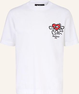 Barbour T-Shirt Mul Camping weiss