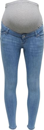 Only Damen Olmpower Push Up Skinny DNM Pimbox, Medium Blue Denim, S / 32L