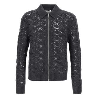Jil Sander L&auml;ssiges Baumwollhemd f&uuml;r M&auml;nner - - Knitwear - Herren - Grau - L