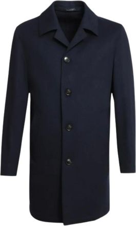 Sartoria Latorre Cappotto Kevin - Homme - Manteaux - Bleu - Taille: L