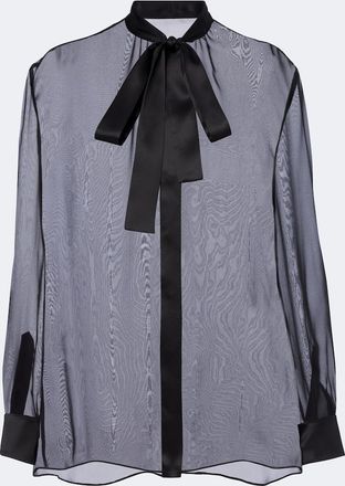 Dolce & Gabbana Schluppenbluse aus Seidenchiffon