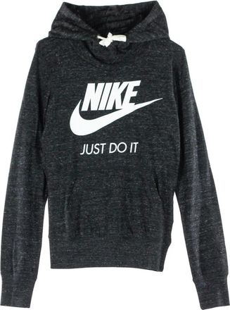 Nike Vintage Black Hoodie - - Sweatshirts & Hoodies - Damen - Schwarzk - M