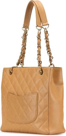 Chanel Shopper - Caviar Petite Shopping Tote - Gr. unisize - in Braun - f&uuml;r Damen