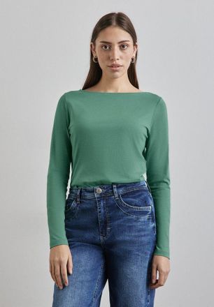 Street One Langarmshirt aus reiner Baumwolle