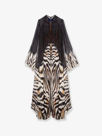 Mes Demoiselles... Sisters viscose and chiffon long dress - MES DEMOISELLES - gender_Woman