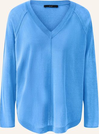 Oui Pullover blau