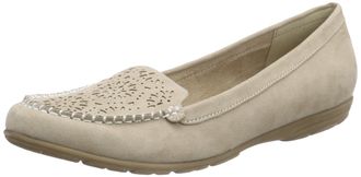 Soft Line Damen 24662 Mokassin, Beige (Sand 355), 38 EU X-Weit