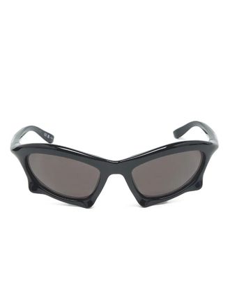 Balenciaga Bat-Winged-Sonnenbrille - Schwarz