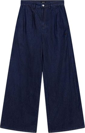 ALIX The Label Alix The Label, Femme, Jeans, Bleu, Taille: 40 FR Pantalon en jean large tiss&eacute;