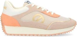 No Name Baskets Punky Jogger en Cuir, Marron