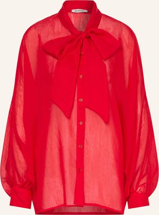SoSUE Sosue Schluppenbluse Antonia Bow rot