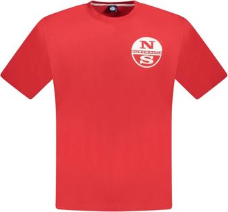 North Sails Kurzarm-T-Shirt - - Tops - Herren - Rot - XL