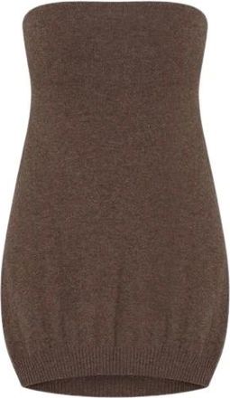 Moschino Femme, Tops, Brun, Taille: 36 FR Top en m&eacute;lange de laine et de cachemire