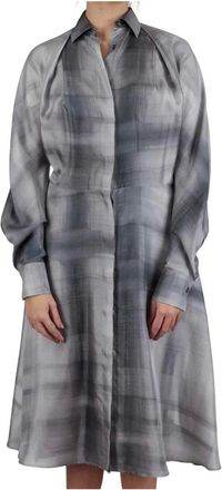 Kiton Femme, Robes, Gris, Taille: 38 FR Regular Solid 100% Handmade