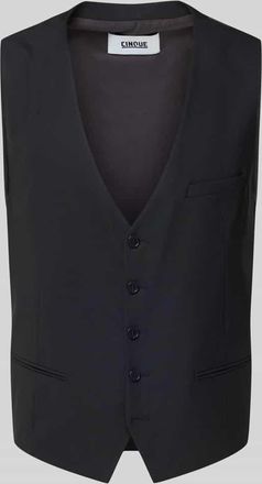 Cinque Weste mit V-Ausschnitt und Knopfleiste Modell Totti