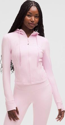 lululemon Define Crop-Jacke mit Kapuze Nulu für Frauen - Größe 10 in Blissful Pink