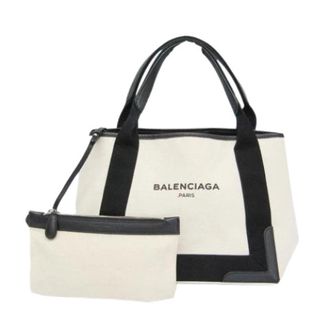 Balenciaga Pre-owned Navy Cabas S Tote Bag - - Pre-owned - Damen - Wei&szlig; - ONE SIZE