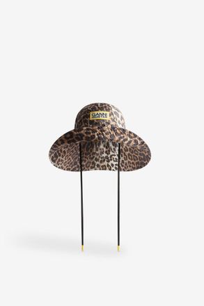 Ganni Wasserfester Bucket Hat - Gr&ouml;&szlig;e XS/S braun