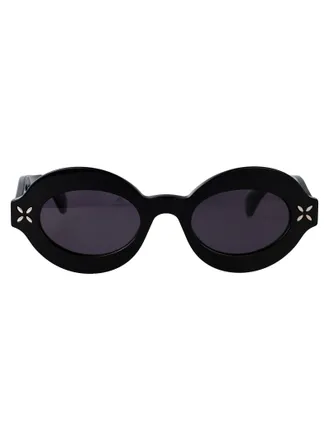 Alaia AA0059S Sculptural Acetate Sunglasses - Black