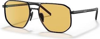 Prada 0Pr 59Ys/Sunglass0Pr59Ys 1Bo0B7 57/Polyamide Standard/Noir Mat, noir, 57 mm