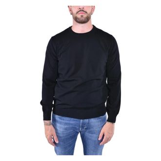 KANGRA Basic Rundhals-Strick - - Knitwear - Herren - Schwarzk - 3XL