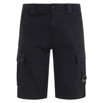 C.P. Company Stretch Sateen Cargo Shorts - - Shorts - Herren - Blau - 2XL