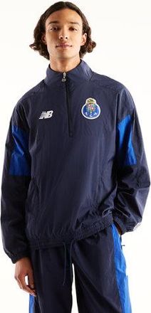 New Balance FC Porto Unisex New Balance Era Woven Jacket in Blau, Polyester, Gr&ouml;&szlig;e 2XL