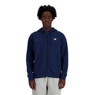 New Balance Sport Essentials Logo Fleece Full Zip - NB Marine, Nb Navy, XXL/3XL