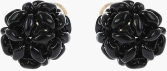 Simone Rocha Stud Earrings with Round Floral Effect Design size Unica