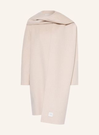 Calvin Klein Mantel Mit Abnehmbarem Schal weiss