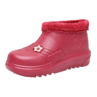 Generic Bottines De Neige Femme Bottes Imperm&eacute;ables avec Doublure en Peluche Chaude Semelle Antid&eacute;rapante Chaussures dHiver L&eacute;g&egrave;res Et Confortables pour Jardi