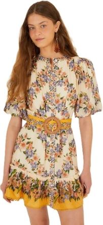 Farm Rio Farm Rio, Femme, Robes, Multicolore, Taille: 36 FR Hilo Stripes Mini