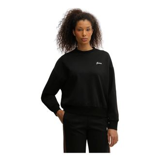 Guess Femme, Sweatshirts et sweats &agrave; capuche, Noir, Taille: 42 FR SweaT-shirt Fabia