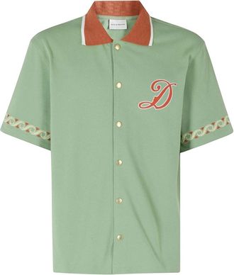 Dr&ocirc;le de Monsieur Homme, Chemises, Vert, Taille: S K-Sh251-Co264 Chemise Sport