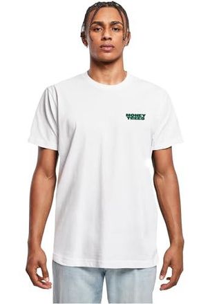 Mister Tee Mt3615-money Trees Tee T-Shirt, Blanc, M Hommes