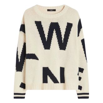 Max Mara Damen, Strickwaren, Beige, LGr&ouml;&szlig;e