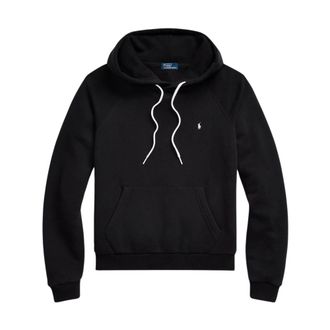 Polo Ralph Lauren Femme, Sweatshirts et sweats &agrave; capuche, Noir, Taille: 36 FR SweaT-shirt &agrave; capuche ajust&eacute;