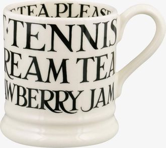 Emma Bridgewater große Tasse 1/2 Pint, Keramik Kaffeetasse groß - Steingut Tasse, Cappuccino, Latte, Kaffee, Teetasse - Schöne Tassen, Geburtstagsgeschenk - Kaffeebech