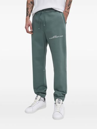 HUGO BOSS pantalon de jogging à lien de resserrage - Vert
