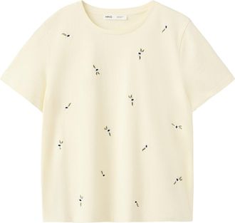 Mango T-Shirt FLOWI