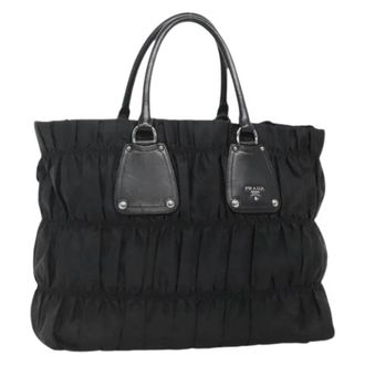 Prada Pre-owned Nylon Tote Bag - - Pre-owned - Damen - Schwarzk - ONE SIZE