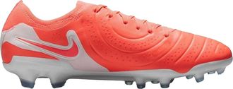 Nike Tiempo Legend 10 Fu&szlig;ballschuhe mit festem Boden f&uuml;r Herren, Leder (Rot/Wei&szlig;)
