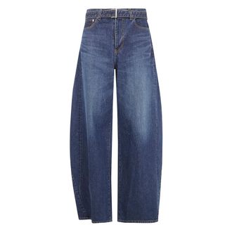 sacai Femme, Jeans, Bleu, Taille: 40 FR Denim Pants